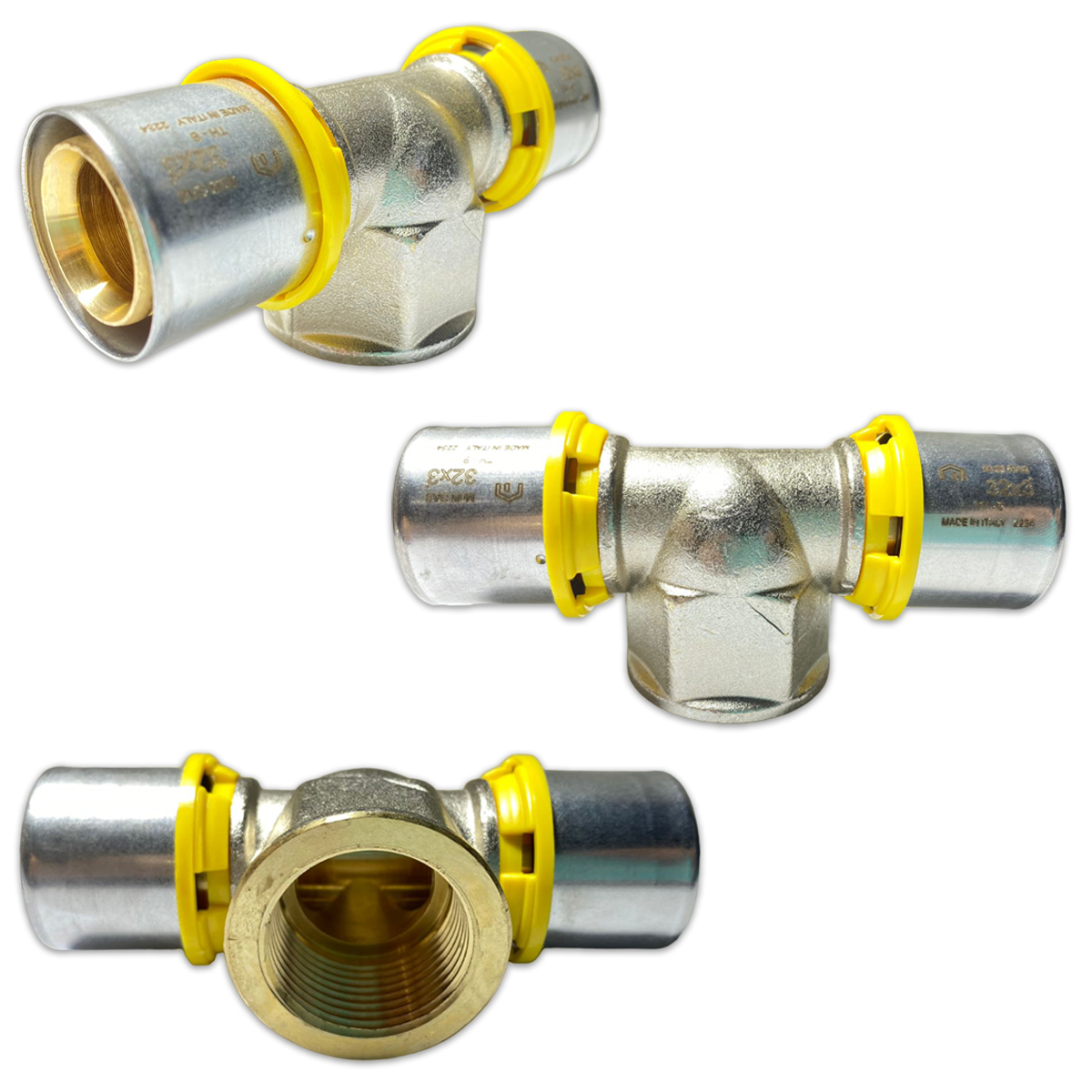 TE ROSCA CENTRAL 32 MM X 1"F X 32MM MULTICAMADA GAS - EMMETI - FORGÁS ...