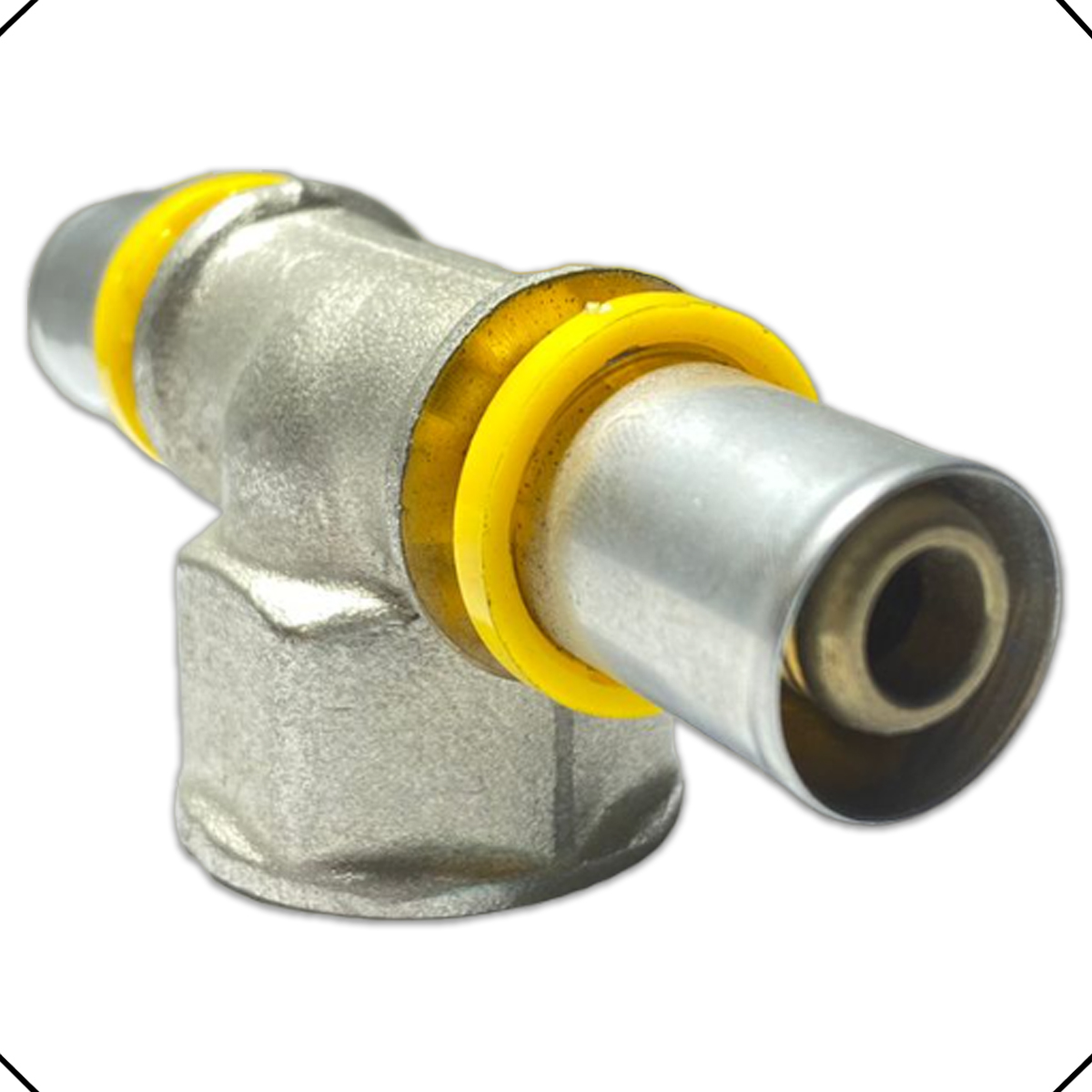 TE ROSCA CENTRAL 16 MM X 1"F X 16 MM MULTICAMADA GAS - EMMETI - FORGÁS ...