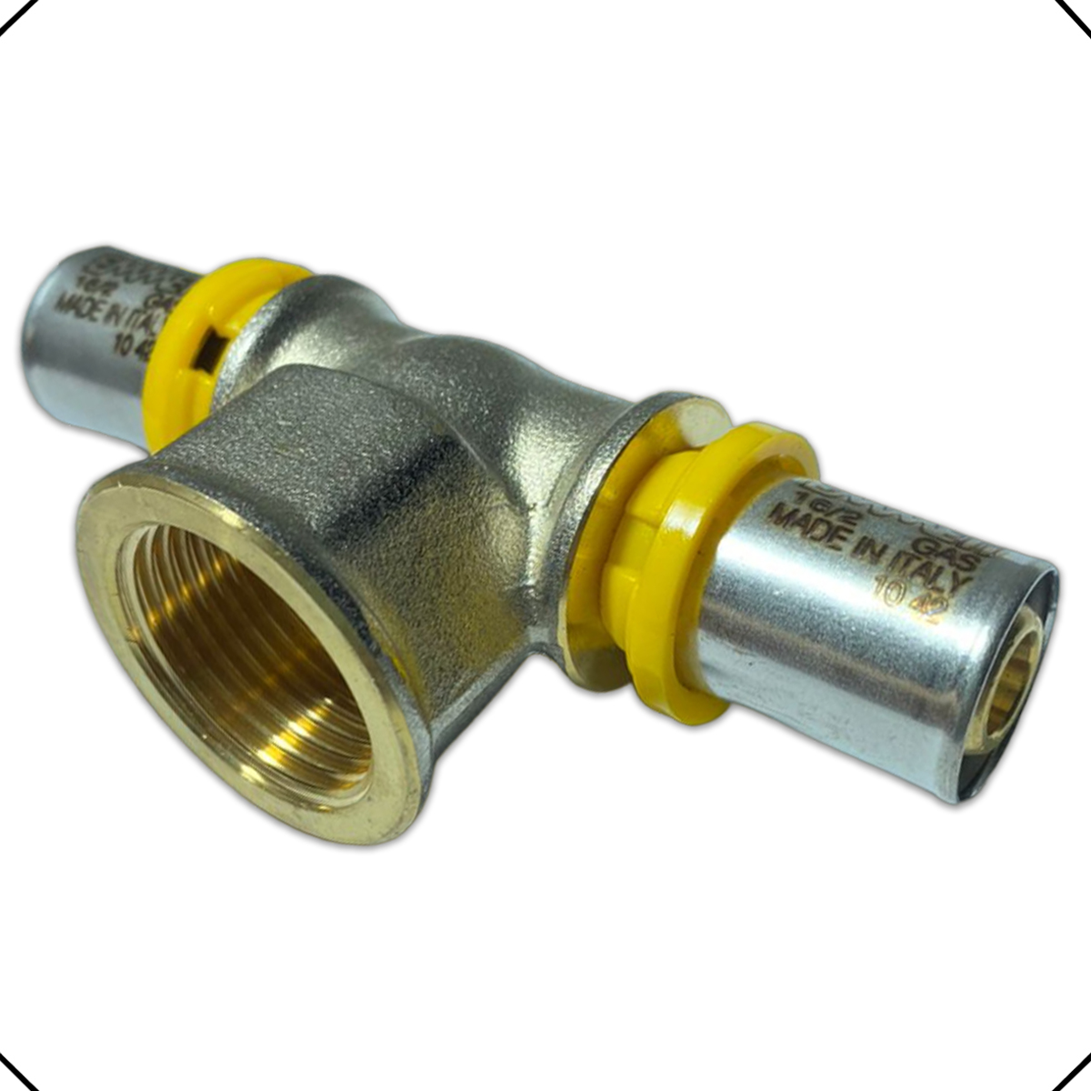 TE ROSCA CENTRAL 16 MM X 3/4F X 16 MM MULTICAMADA GAS - EMMETI - FORGÁS ...