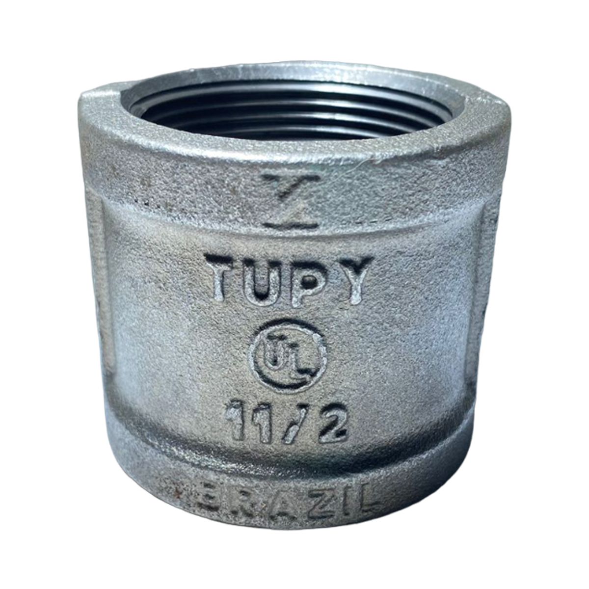 LUVA 1.1/2 NPT PRETO - 150LBS - FORGÁS - Peças e Equipamentos para Gás
