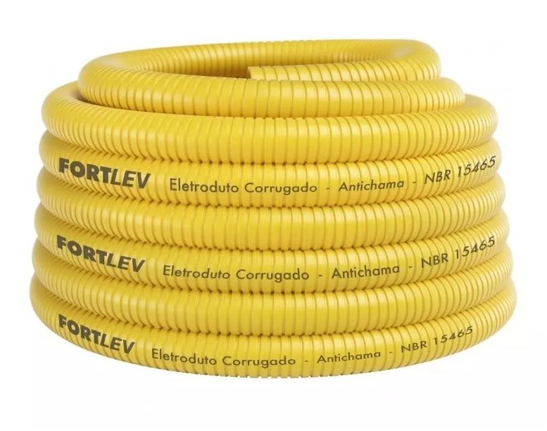 Eletroduto Corrugado 25Mm 50 Metros Fortlev – qualidade garantida ...