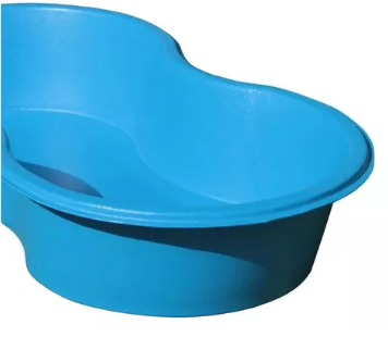 Piscina Feijao 1000L Polietileno Azul Afort – qualidade garantida ...