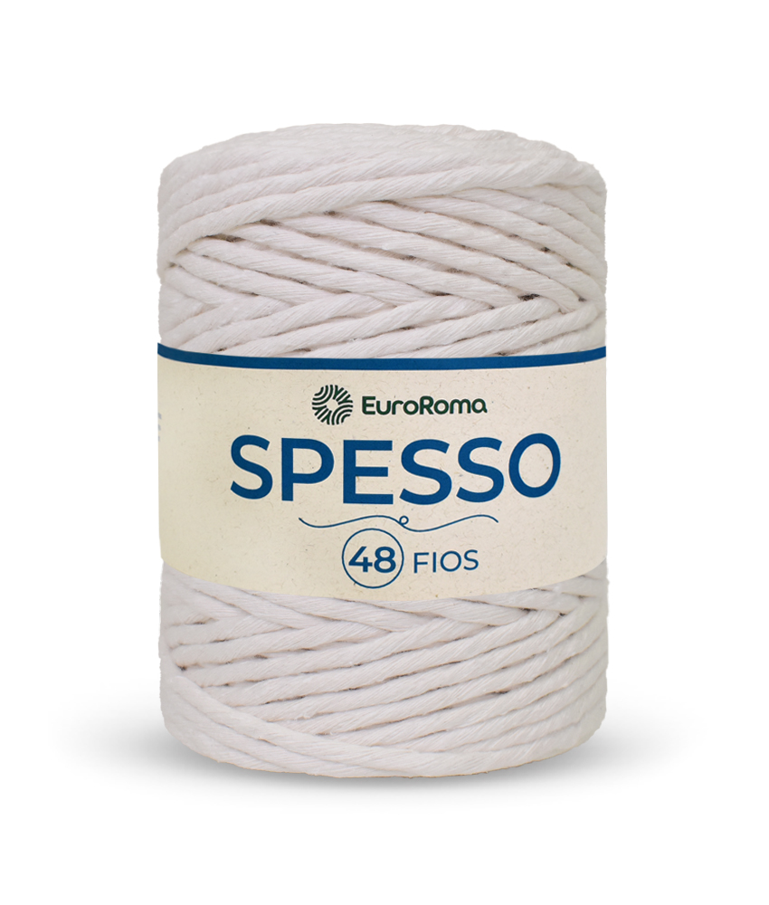 Barbante Spesso Maxi 48 Fios - Cru - EuroRoma - 1kg - Bambu Rosa