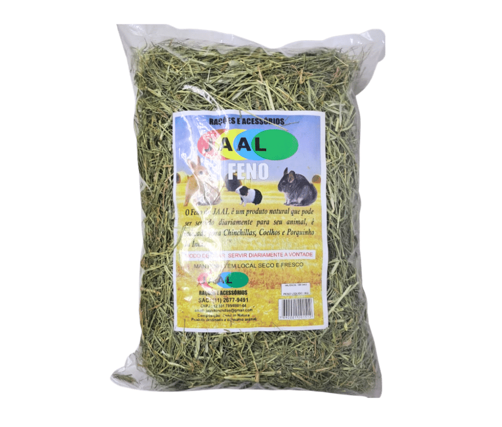 Feno Para Roedores Jaal - 1Kg - Roseja Pets