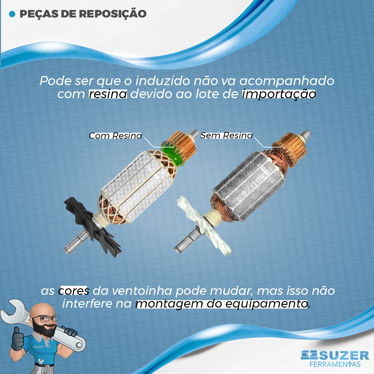 Induzido Rotor Para Plaina Makita 82mm 1900b 220v - suzer