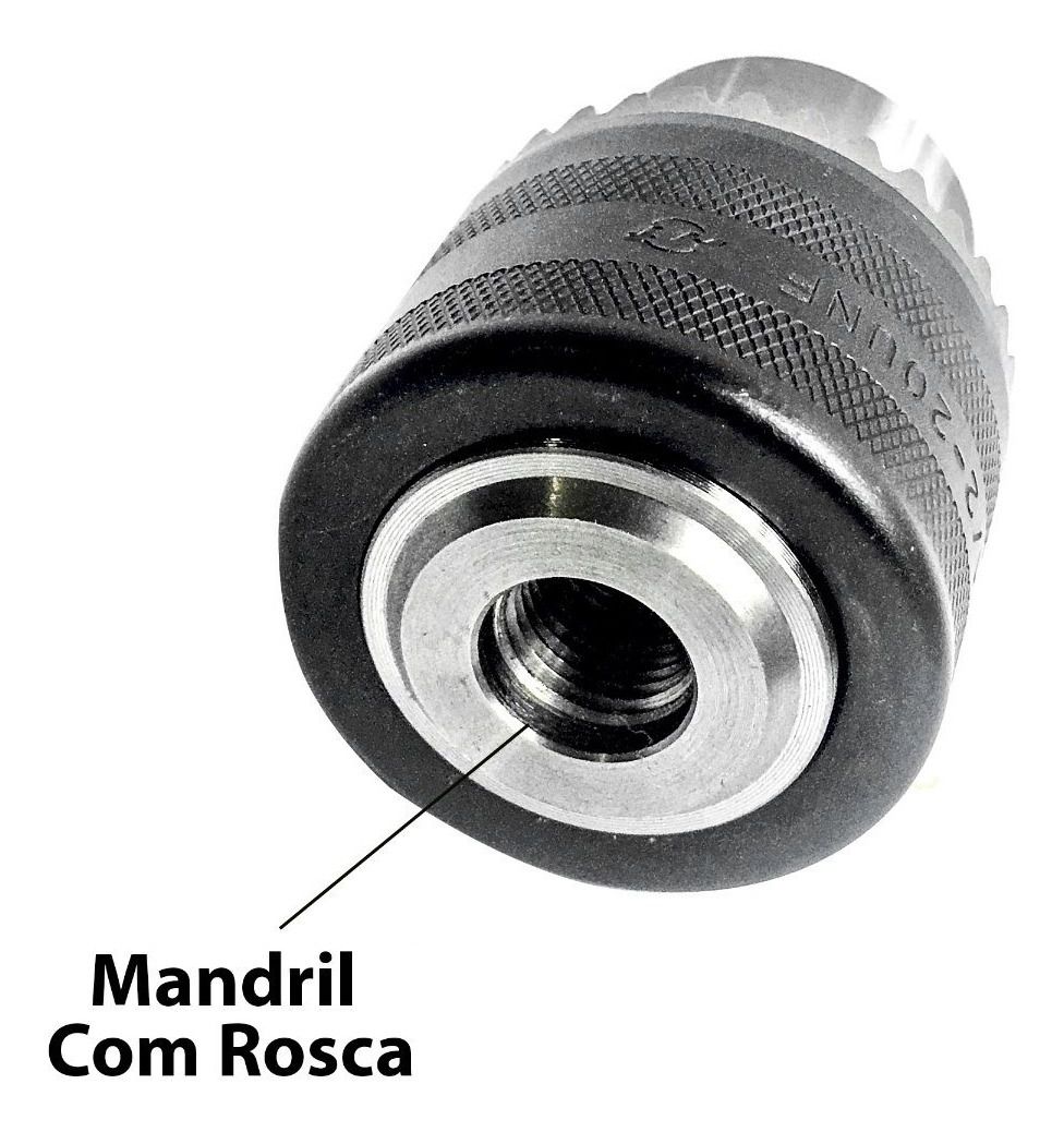 Mandril Rosca 5/8 Com Chave Para Furadeiras 16mm - suzer