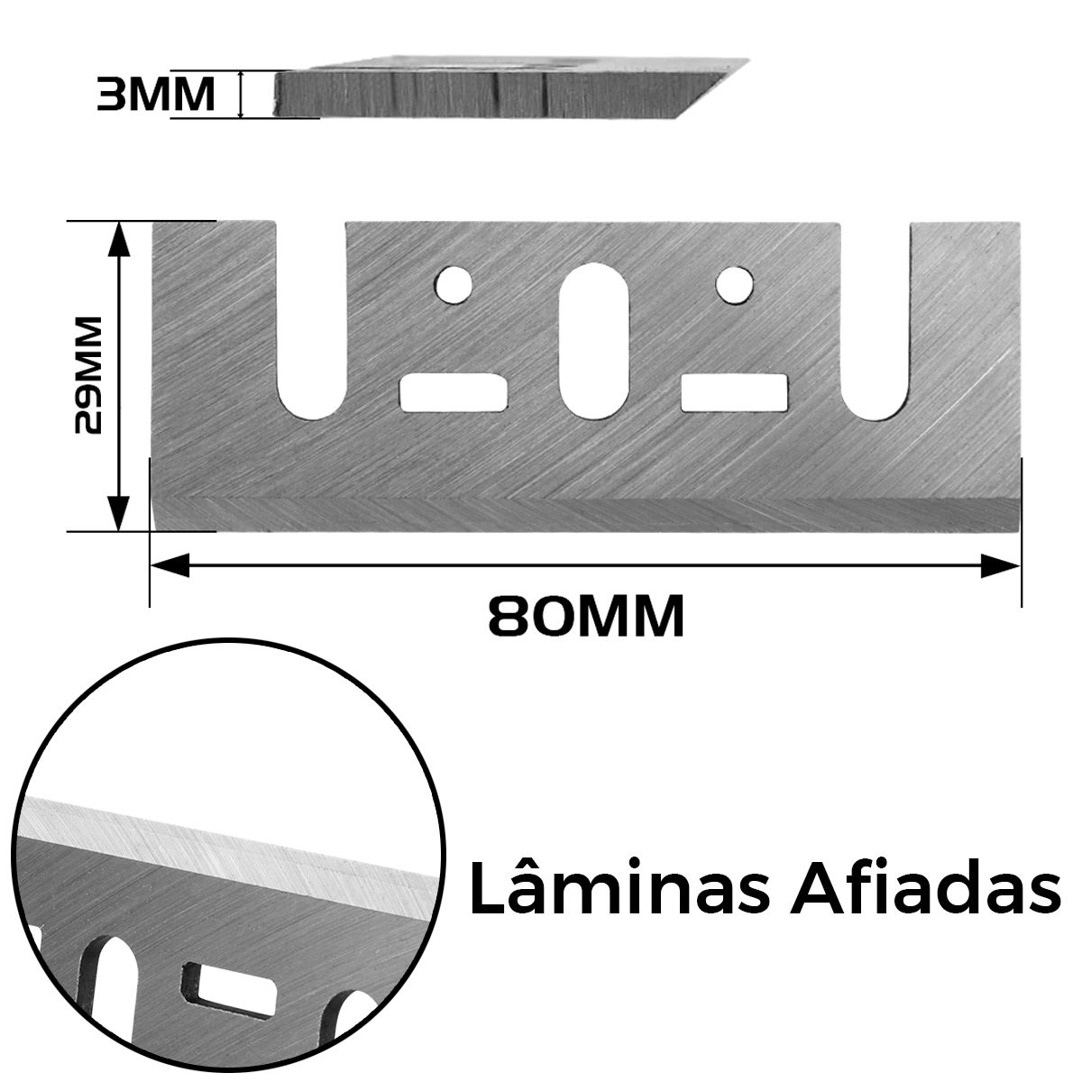 Kit 15 Facas Plaina Profissional Makita M1902G 1900B 82mm - suzer