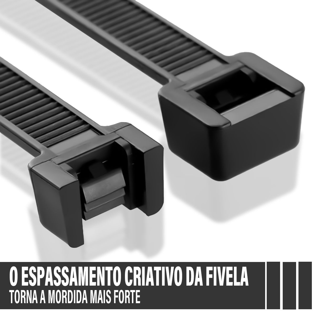 Abraçadeira Enforca Gato Nylon Média 2,5mm X 200mm 100 Pçs - suzer