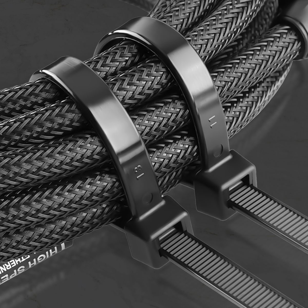 Abraçadeira Enforca Gato Nylon Média 2,5mm X 200mm 100 Pçs - suzer