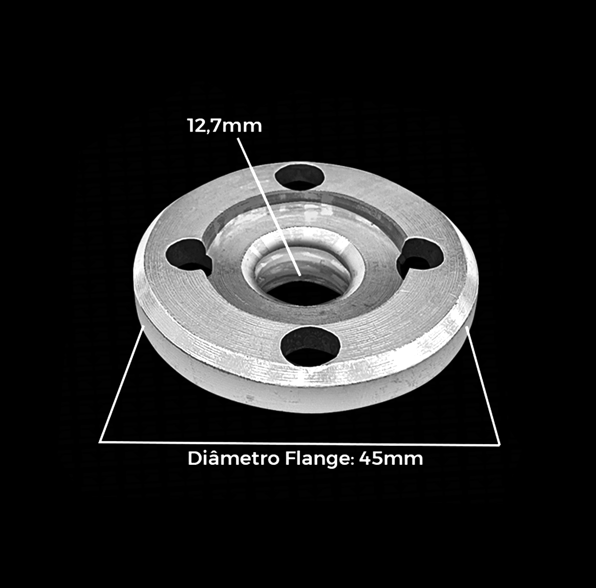 Porca Externa Para Todas Esmerilhadeira Furo M14 10 Peças - suzer