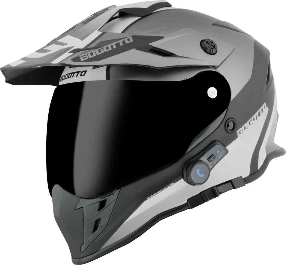 Bogotto H331 BT Tour EVO Bluetooth Capacete de Enduro - Racing Pro Imports