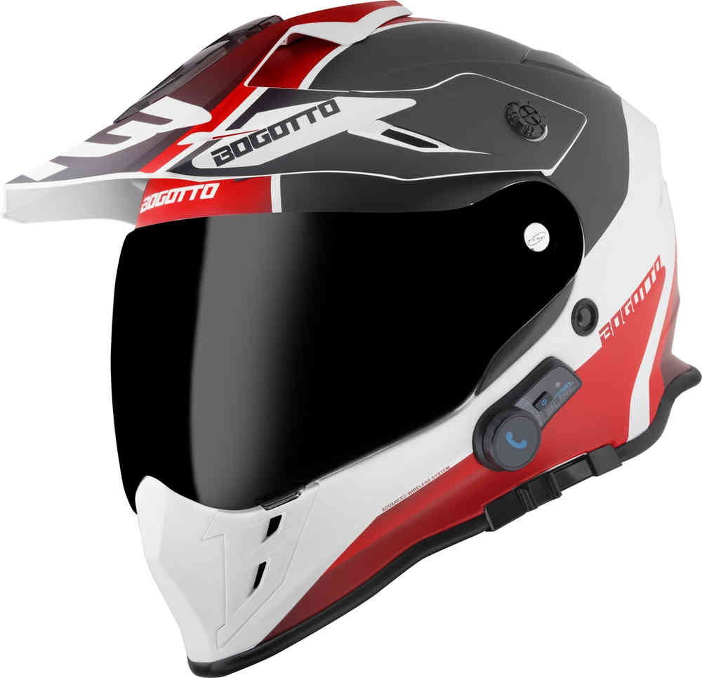 Bogotto H331 BT Tour EVO Bluetooth Capacete de Enduro - Racing Pro Imports