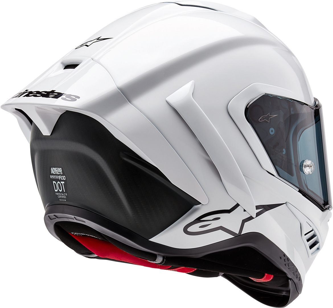 Alpinestars Supertech R10 Carbon Capacete branco - Racing Pro Imports