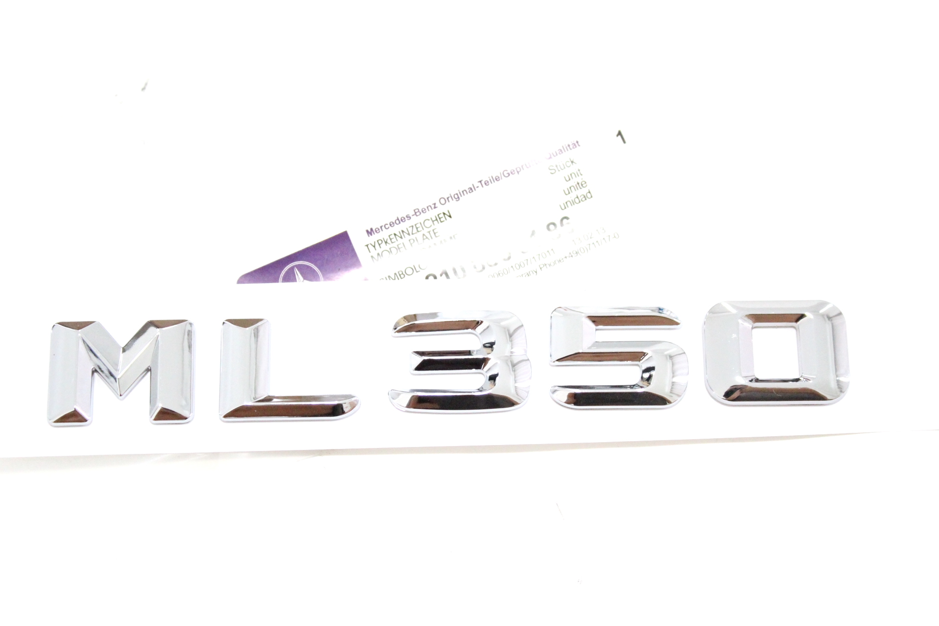 Emblema Mercedes Benz Original Ml350 Original - Assaliz Import.
