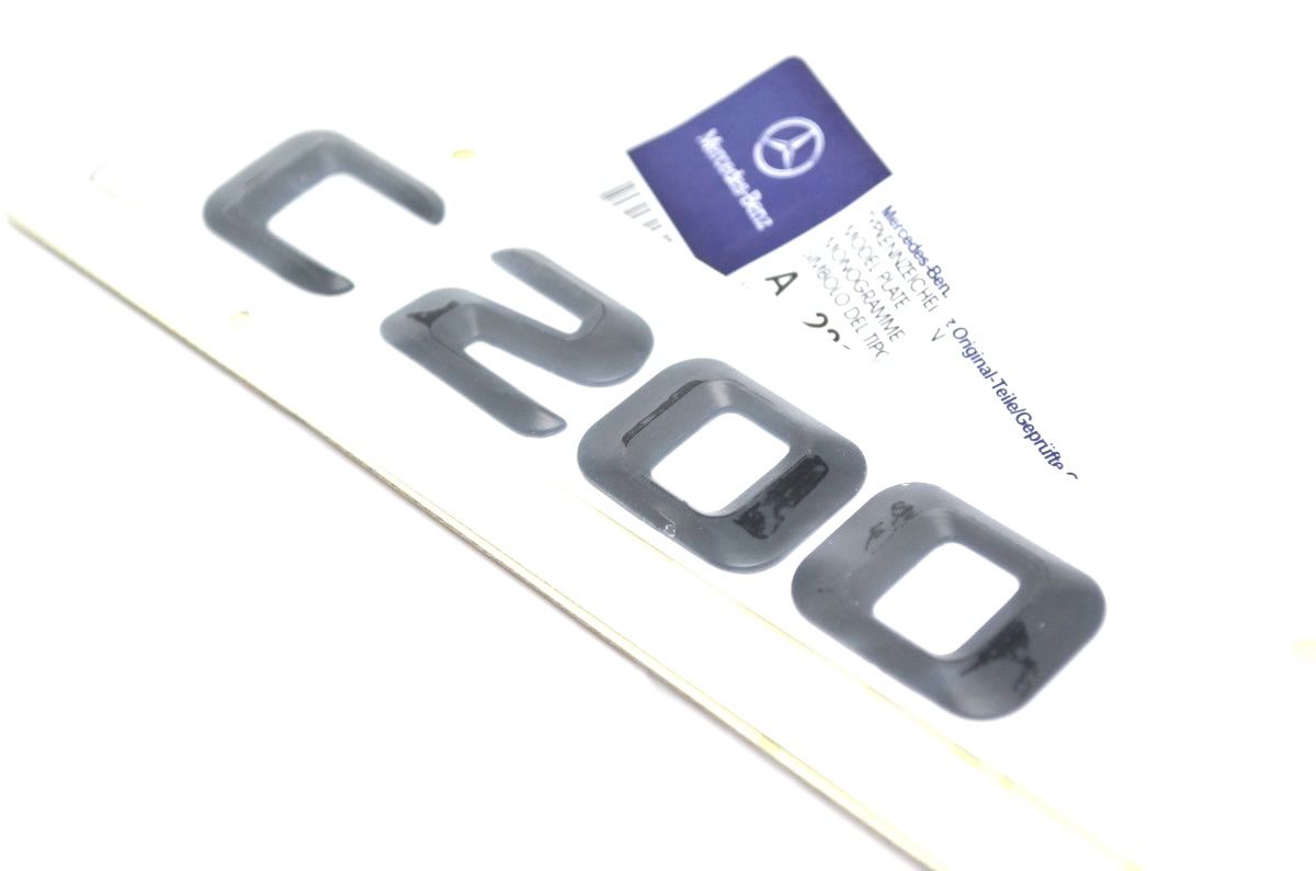 Emblema Mercedes-Benz C200 Preto - Assaliz Import.