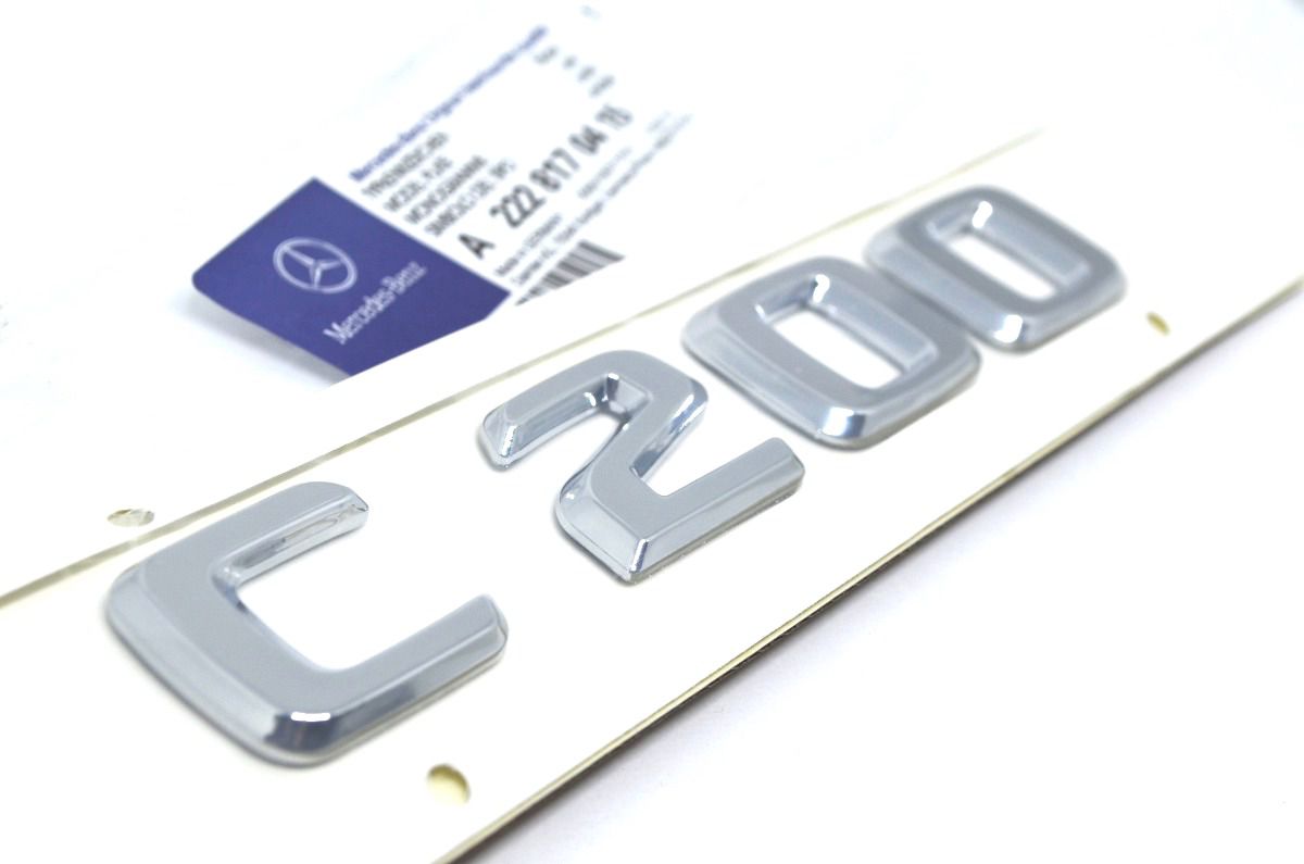 Emblema Mercedes-Benz C200 Original - Assaliz Import.