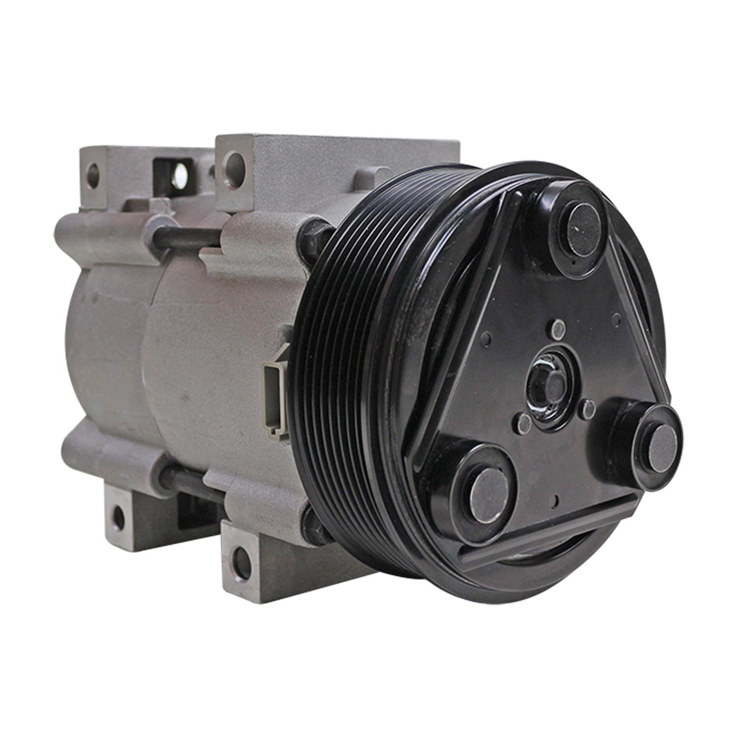 Compressor de Ar Condicionado Ford FS10 , FX15 F4000 , F350 - Polia 8pk ...