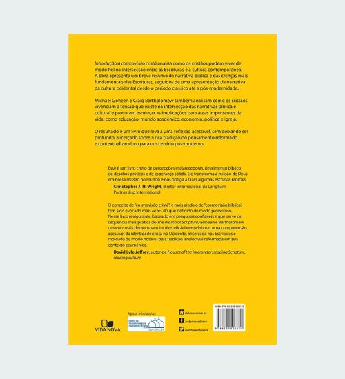 Introdução a Cosmovisão Cristã - Michael W. Goheen / Craig G ...