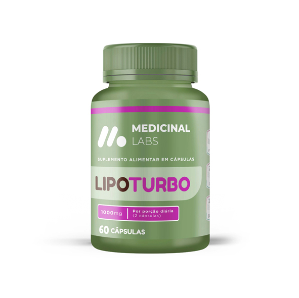 LIPO TURBO 60 cáps - Medicinal Labs - ABRAÃO ERVAS