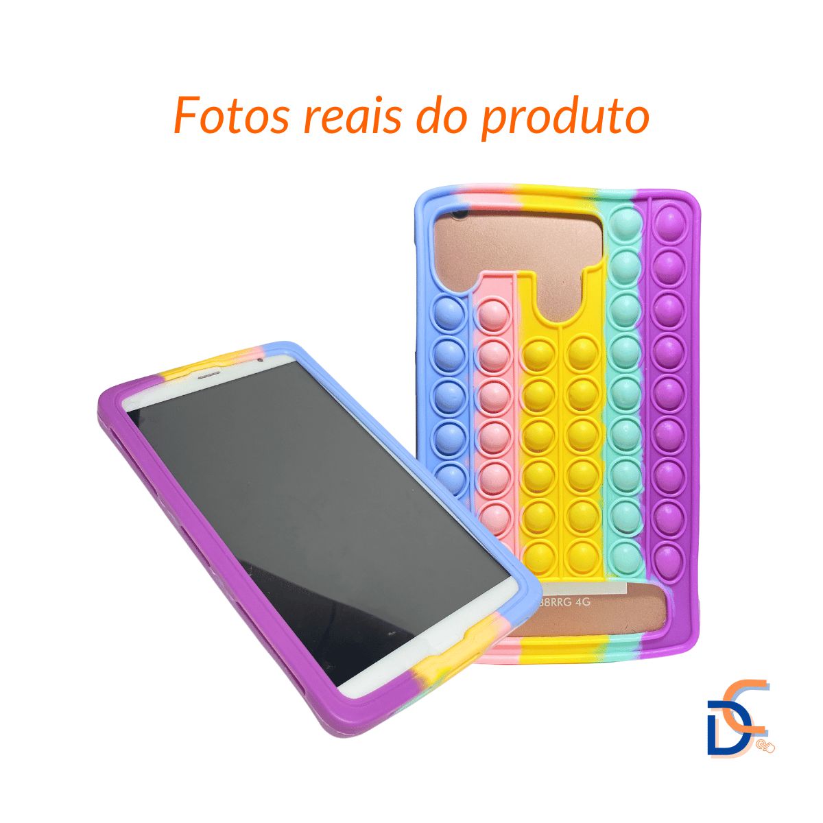 Capa infantil emborrachada + película p/ Tablet 8 polegadas ...