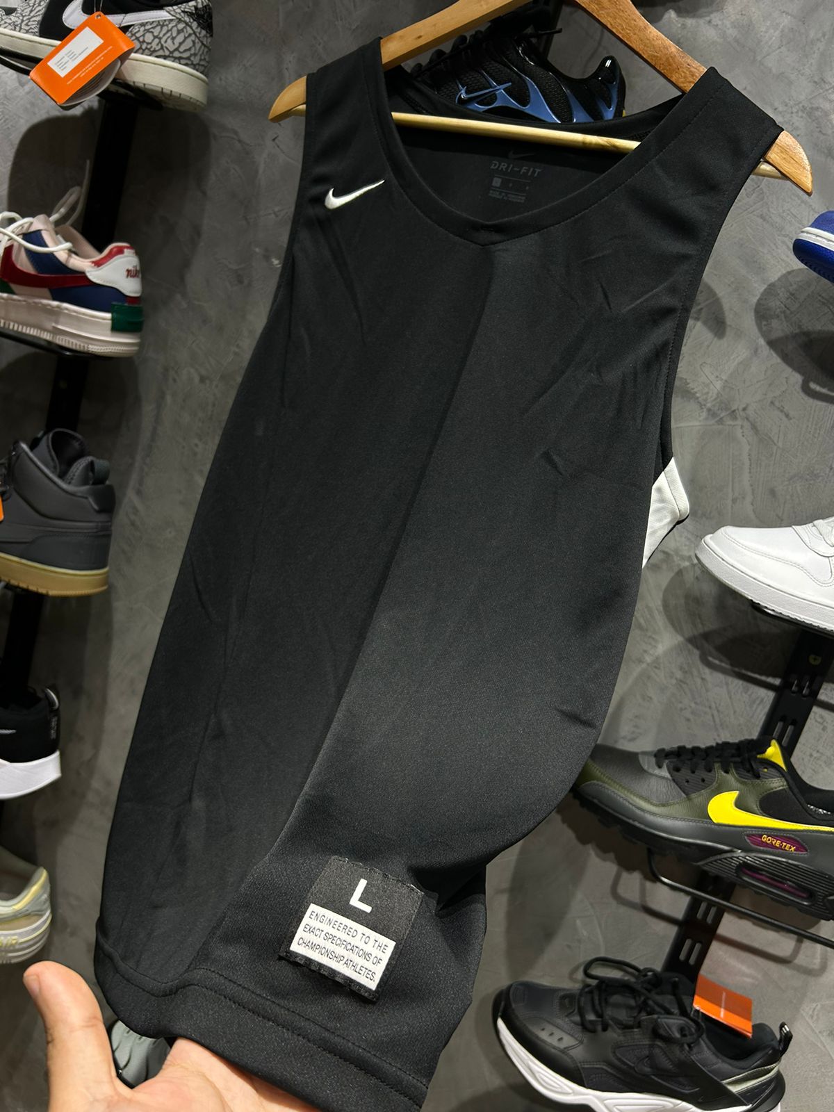 Regata Nike Dri-Fit Preta - Loja Vei do tenis- os melhores