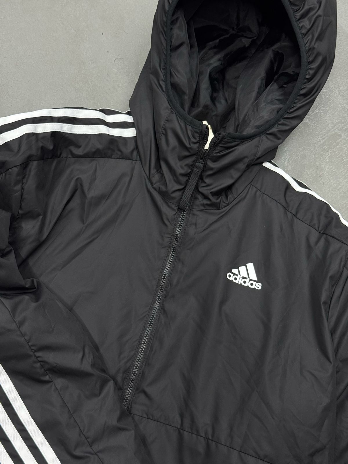Jaqueta Adidas com Capuz Insulated Essentials 3-Stripes - Loja Vei do ...