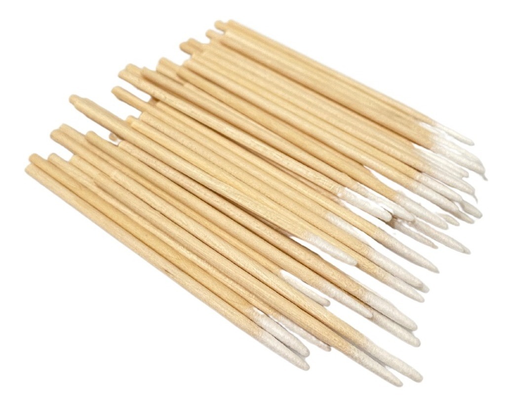 Palito com Algodão - Pacote com 100 Unidades - Shopping Beleza Estética