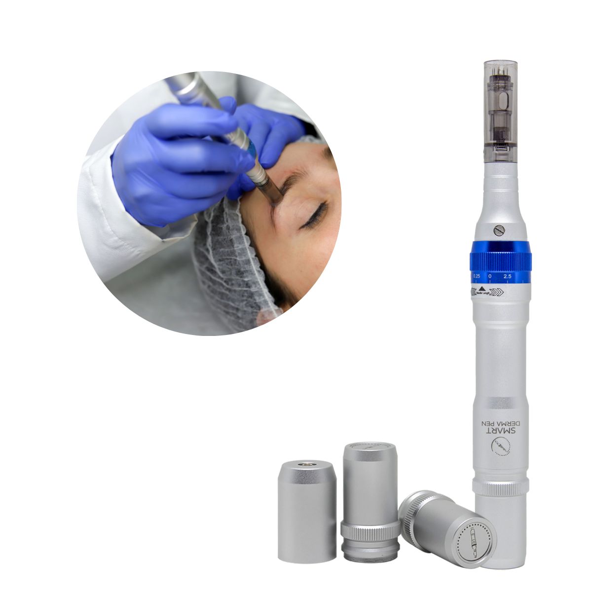 Caneta Smart Derma Pen Microagulhamento Sem Fio Smart GR - Shopping ...