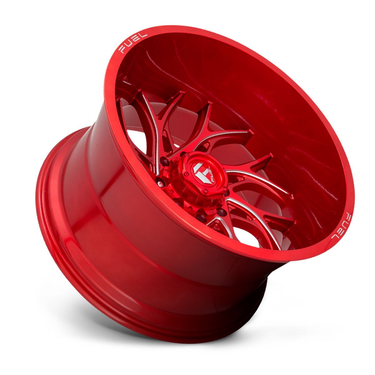 Jogo de Rodas Fuel Runner D742 20x9 8x165.10 +1MM Vermelha Brilhosa ...