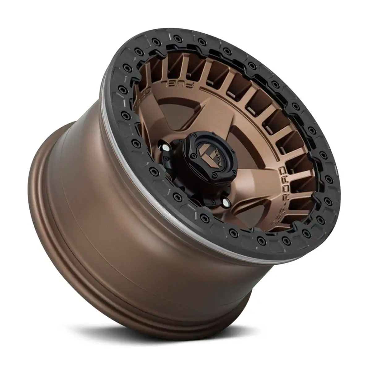 Jogo de Rodas Fuel Warp Beadlock D119 17x9 6X139.7 -15MM Bronze Fosco ...