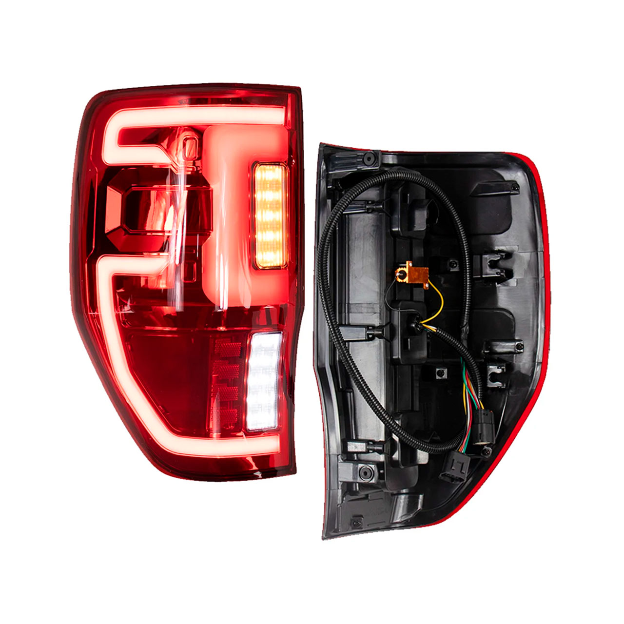 Lanterna Led Traseira Ranger Raptor Vermelha 2017 a 2022 - 4x4 Store Brasil