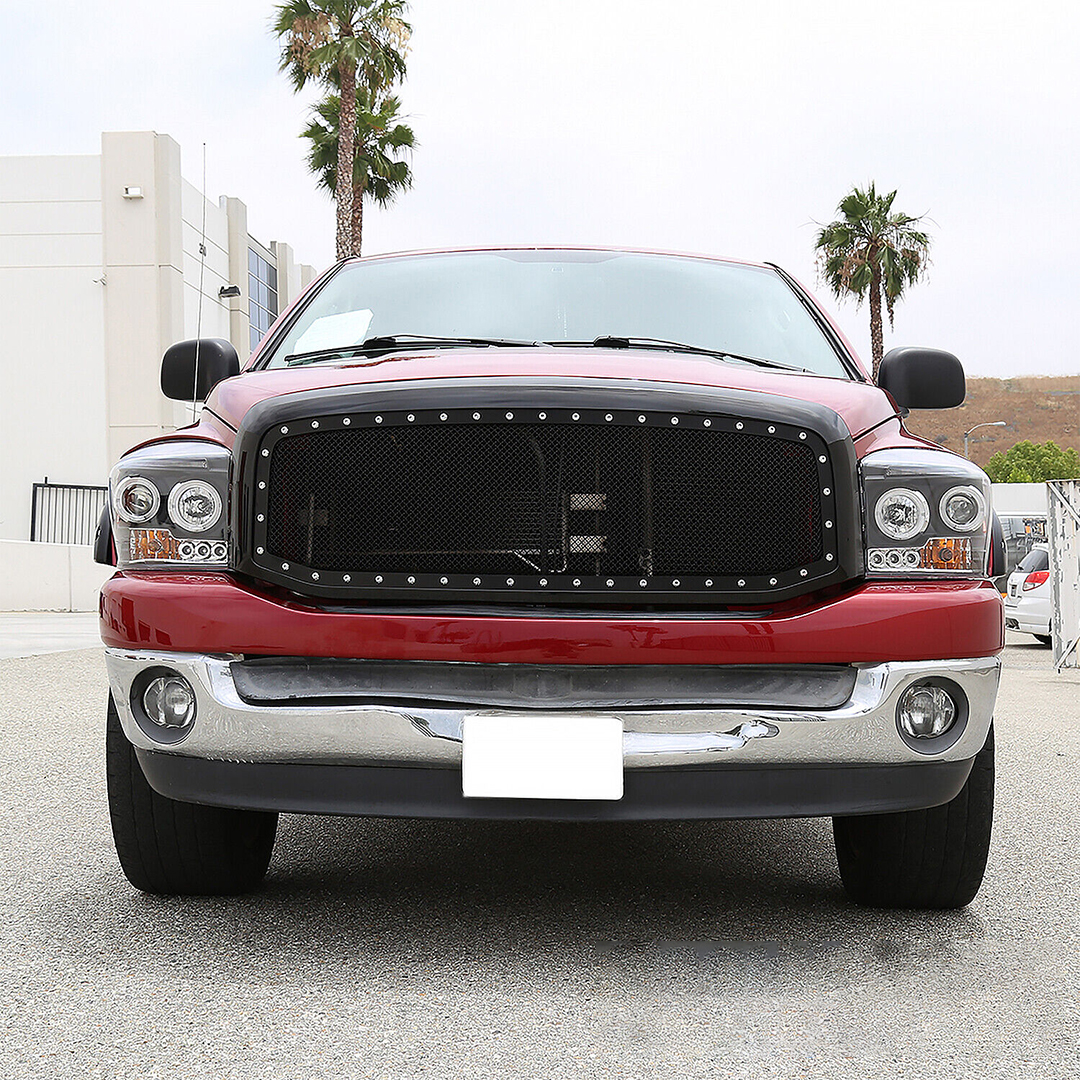 GRADE FRONTAL - DODGE RAM - MAD MAX - 06/08 - PRETA - 4x4 Store Brasil