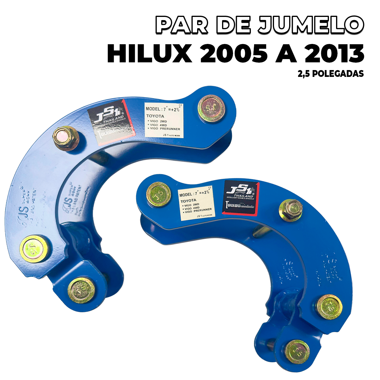 KIT JUMELO/CALÇO IMPORTADO - HILUX 2005/2013 - 4x4 Store Brasil