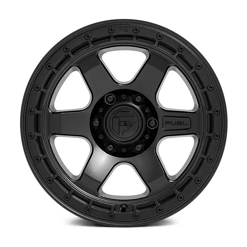 Roda Fuel Block D750 17x9 6x139.7 +1mm Preto Fosco - 4x4 Store Brasil