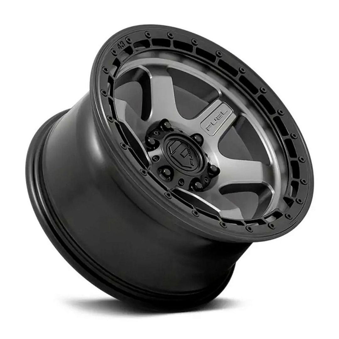 Roda Fuel Block D752 18x9 6x139.7 +20mm Grafite Borda Preta - 4x4 Store ...