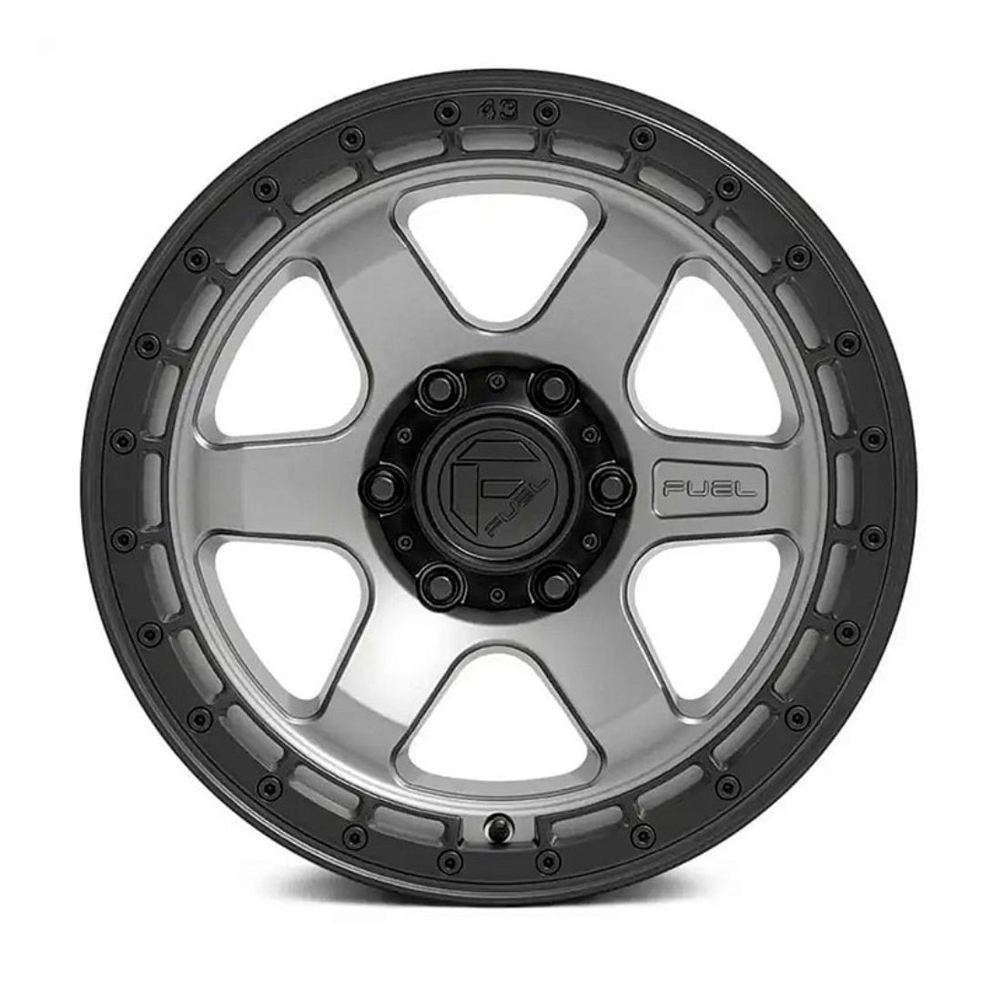 Roda Fuel Block D752 18x9 6x139.7 +20mm Grafite Borda Preta - 4x4 Store ...