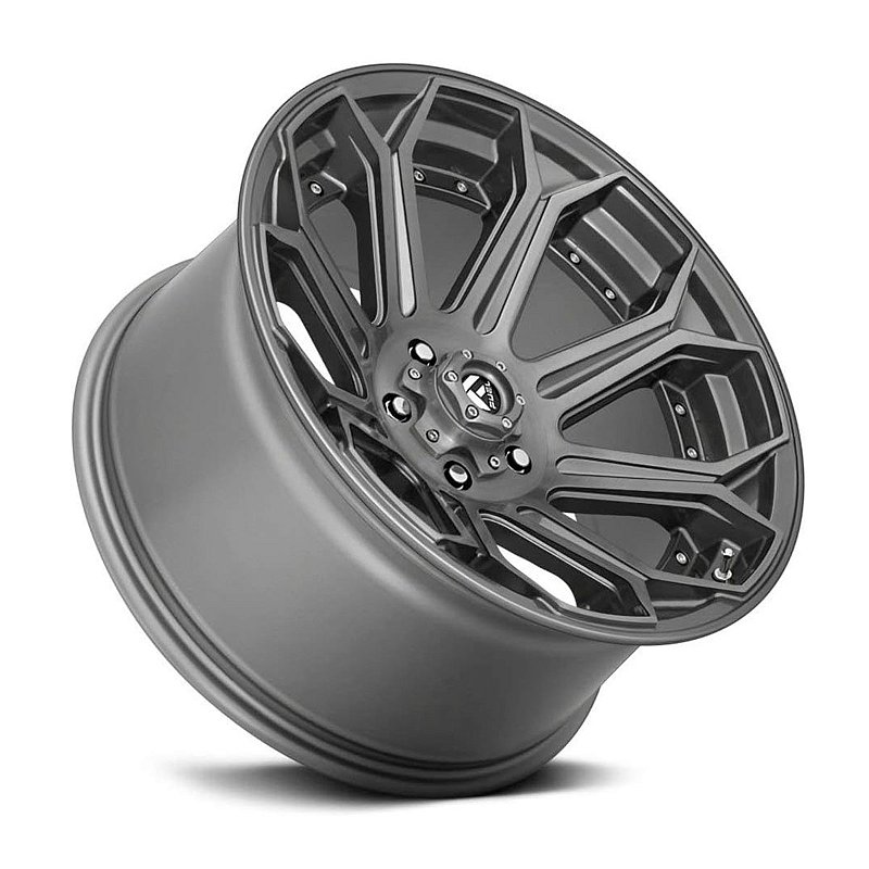 Roda Fuel Siege D705 20x9 8x165.1 +20mm Cinza - 4x4 Store Brasil