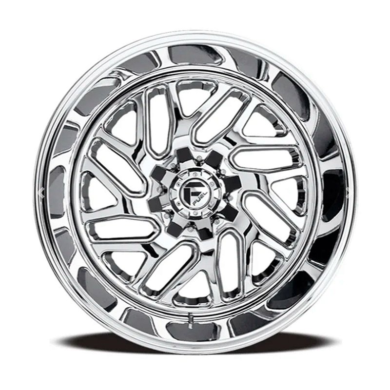 Roda Fuel Triton D609 26x12 8x165.1 -44mm Cromado - 4x4 Store Brasil