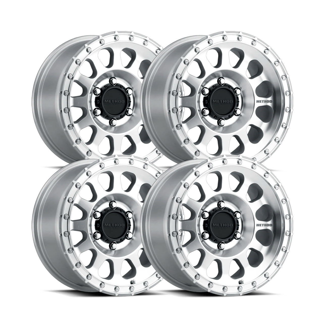 Jogo de Rodas Method MR315 18x9 8x165 ET18 Cromada - 4x4 Store Brasil