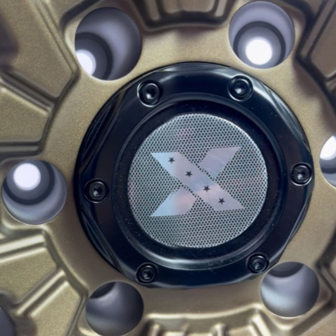 Roda RE Rebel 18x8 6x139.7 0mm Bronze c/ Borda Preta - 618323 - 4x4 ...