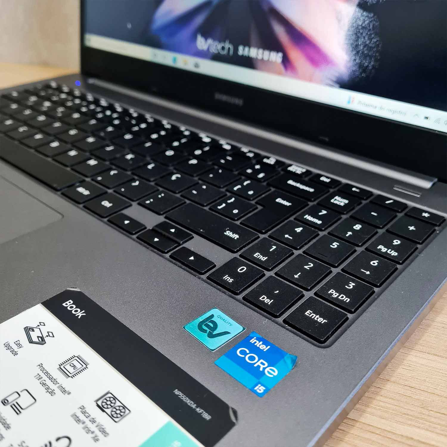 Notebook Samsung Book NP550 - Core i5-11ª Ger. - 8Gb Ram - 256Gb SSD ...