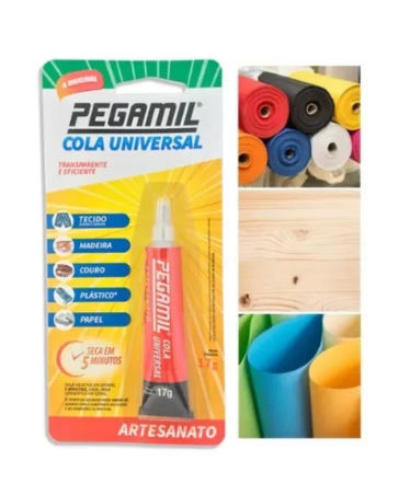 Cola Universal Pegamil Artesanato - 17 Gramas - Amorimaq Máquinas de ...