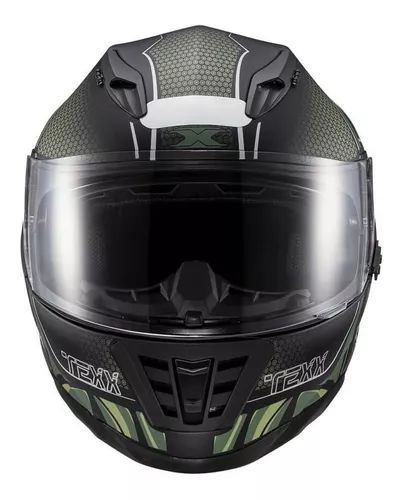 Capacete Texx Fechado Wing Cyrax Verd - Maremoto
