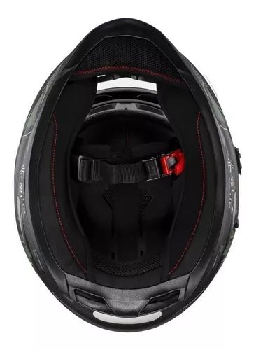 Capacete Texx Fechado Wing Cyrax Verd - Maremoto