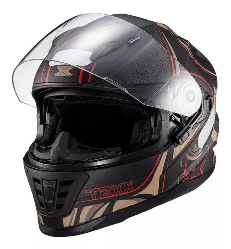 Capacete Texx Fechado Wing Cyrax Verm - Maremoto