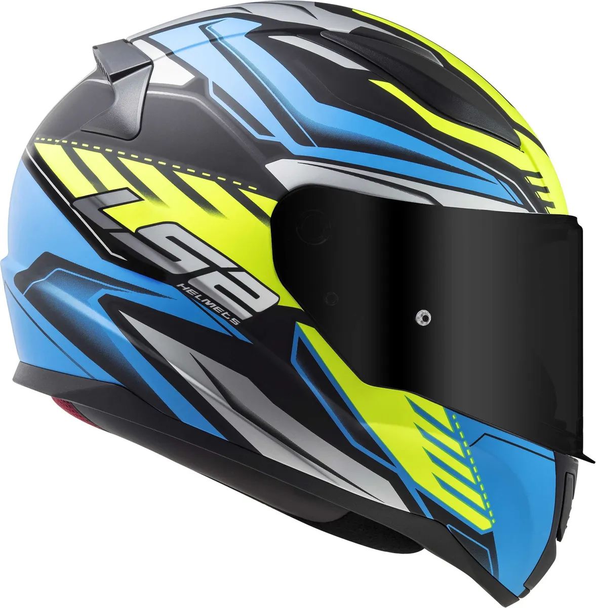 Ls2 Capacete Rapid Ff353 Gale Matte Blk/Blue/Ylw - Maremoto