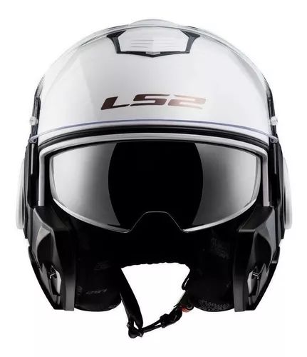 LS2 CAPACETE VALIANT FF399 MONOCOLOR WHITE - Maremoto