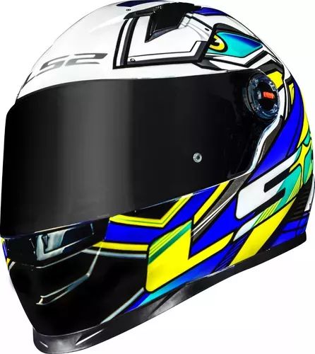 Capacete LS2 FF358 Classic Xdron Blue Azul - Maremoto