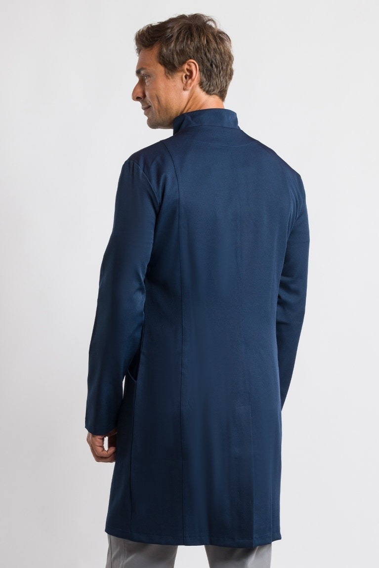 Jaleco Masculino Elegance - Azul Noite - Dr. Requinte