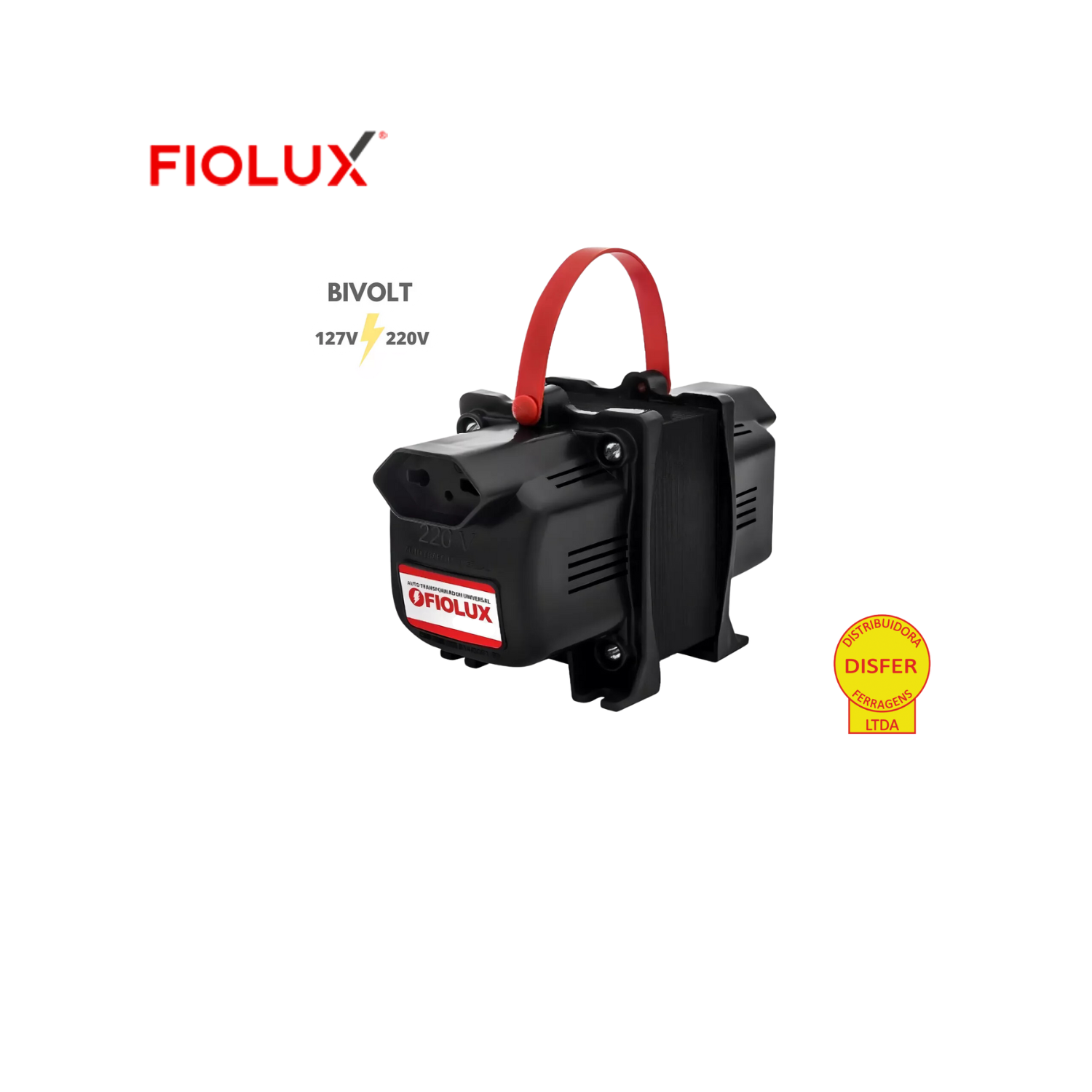 Transformador 1500VA 1050W Bivolt 2 em 1 - Fiolux | Disfer - - Disfer